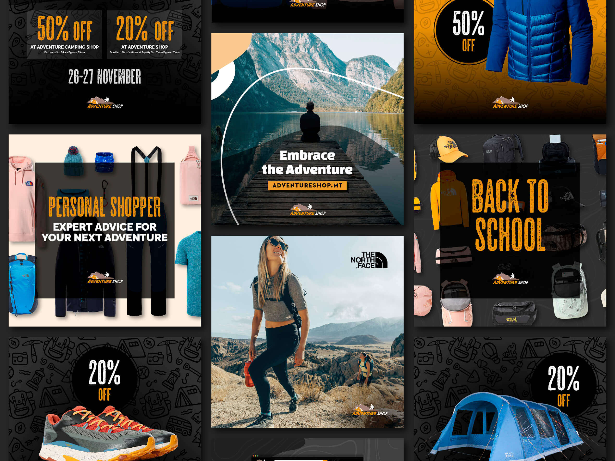 Adventure Shop Social Media Campaign | Gabriel Bajada