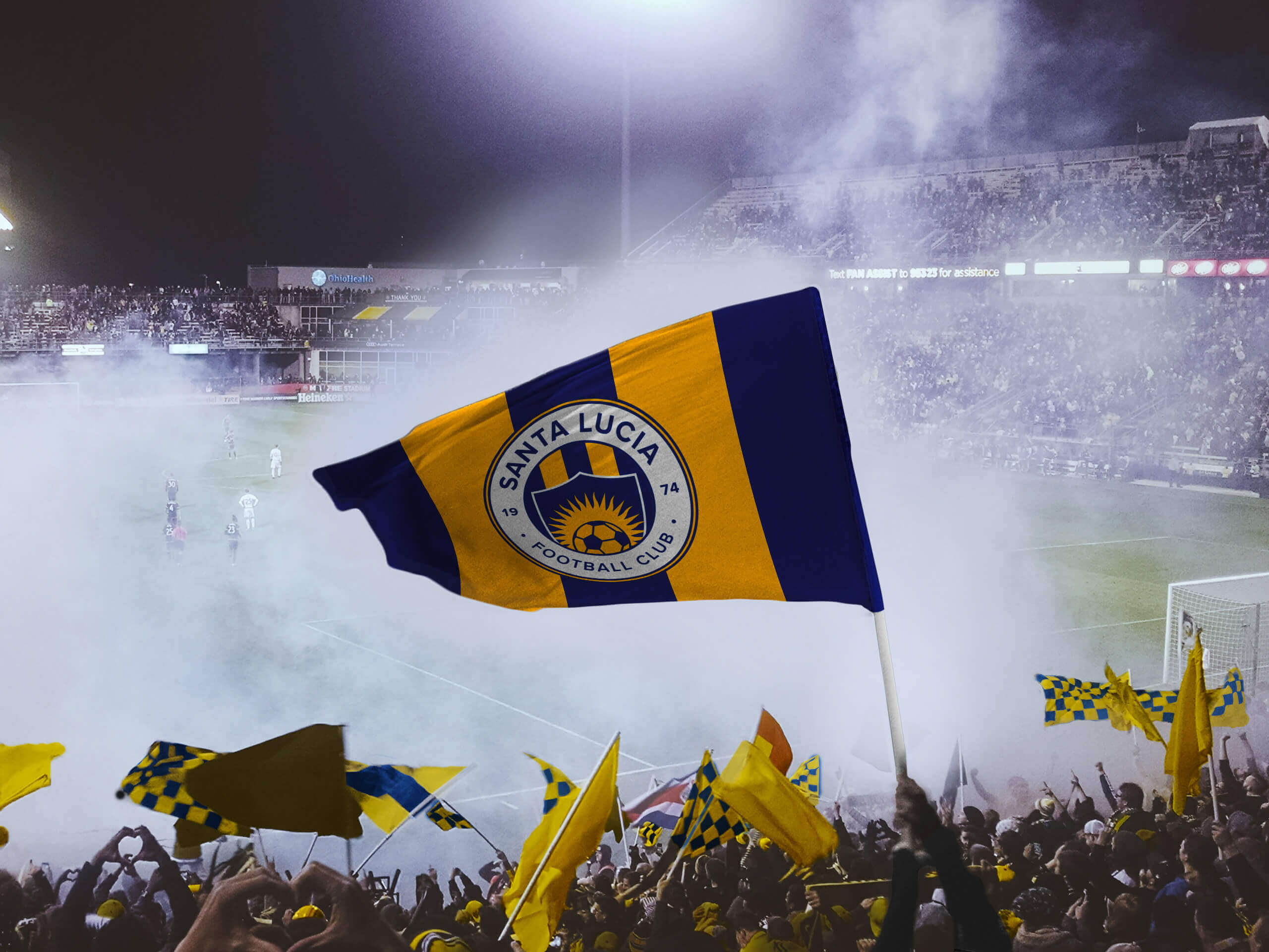 Santa Lucia FC A new crest for a Premier League Club | Gabriel Bajada
